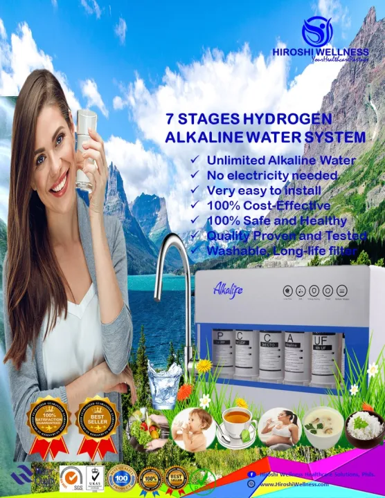 7 STAGES HIROSHI ALKALIFE ALKALINE WATER SYSTEM | Lazada PH