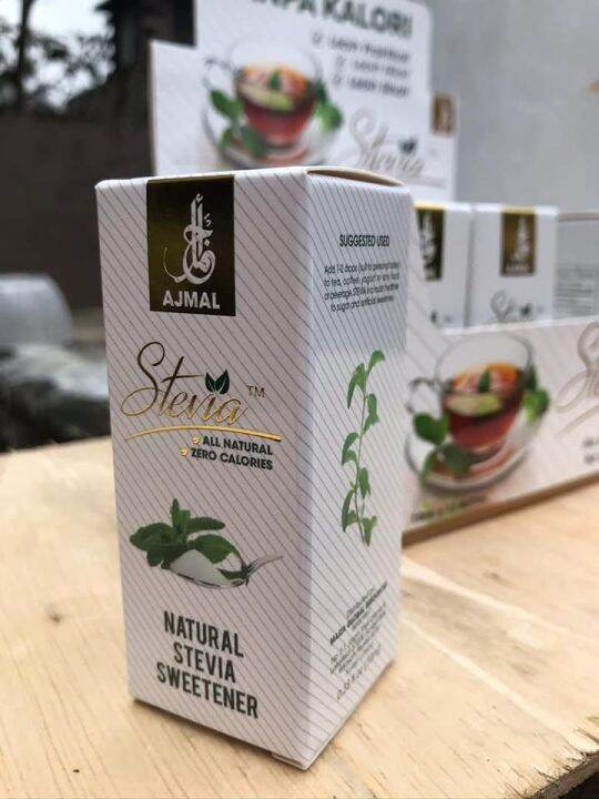 Ajmal Stevia Sweetener 10ml Sugar Replacement Pemanis Semulajadi ...