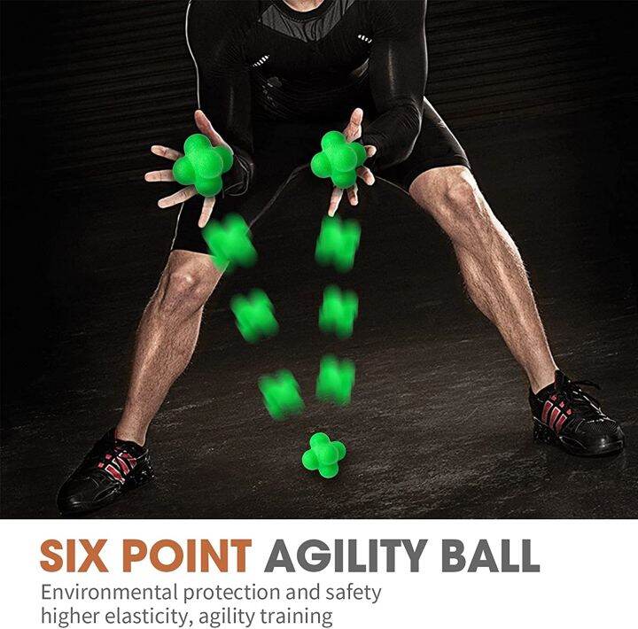 【YF】☫ ♚ Hexagonal Reaction Speed Training Silicone Coordination for ...