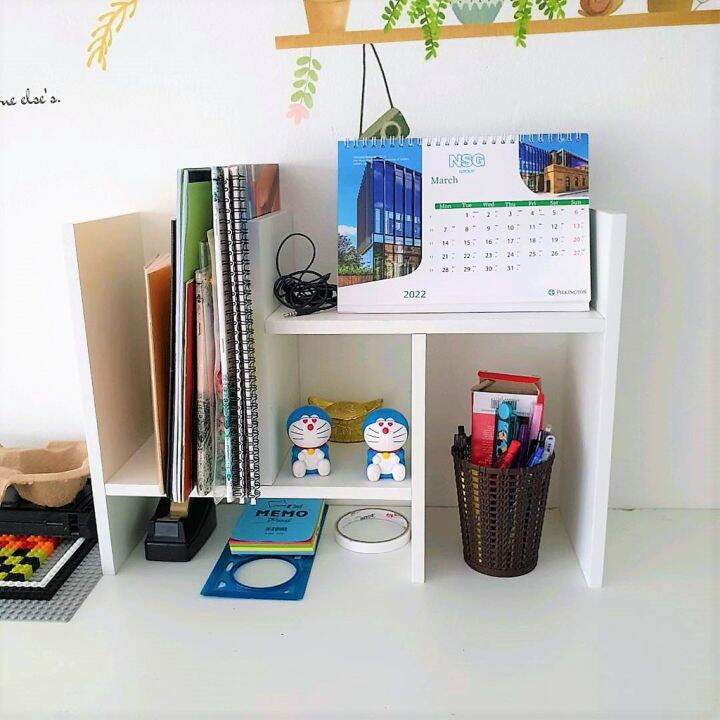 Ready Stock Rak Buku Adjustable Book Shelf Portable Office Table Book ...