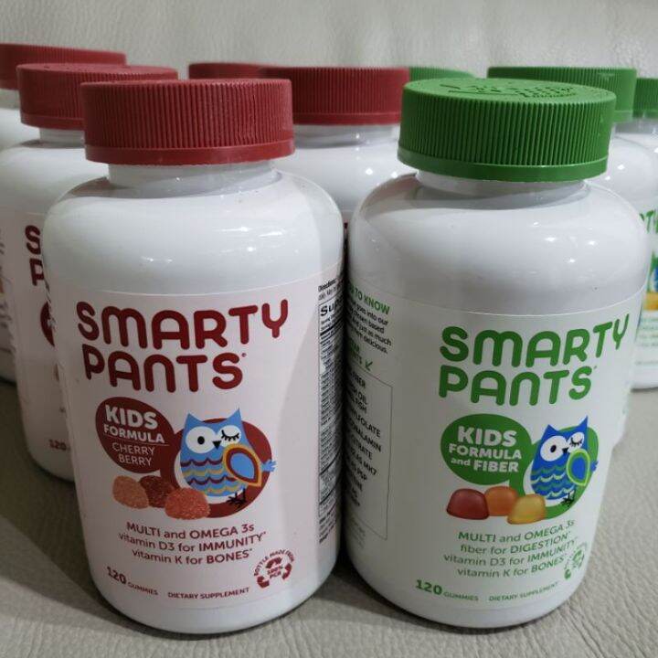 SmartyPants Kids Formula Cherry Berry or Fiber Daily Gummy ...