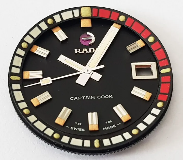 หน้าปัด rado captain cook Mark II ของแท้เก่าเก็บ จากปี 1970. | Lazada.co.th