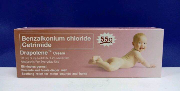 Benzalkonium Chloride Cetrimide Cream 55g (DRAPOLENE) | Lazada PH