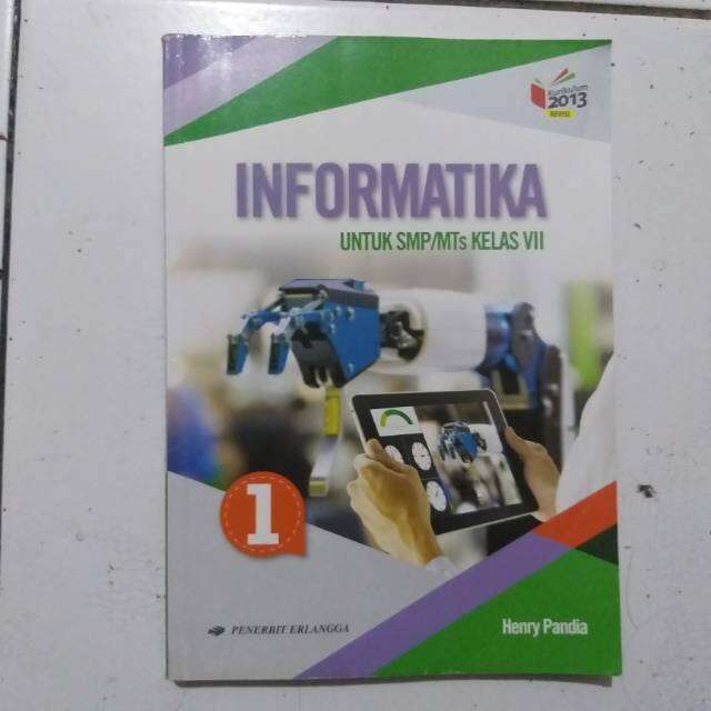INFORMATIKA KELAS 1 SMP ERLANGGA | Lazada Indonesia