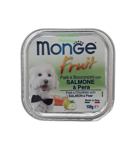 Monge Fruit Pate and chunkies with Salmon & Pear 100g | Lazada PH