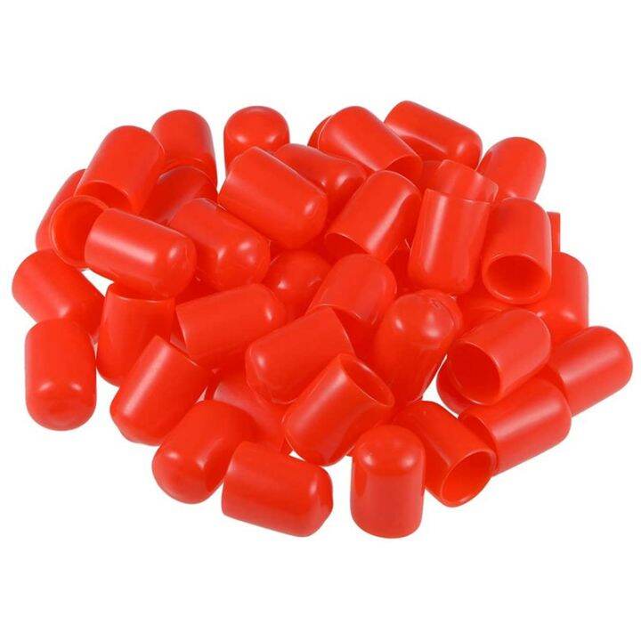Rubber End Caps ID PVC Round Tube Bolt Cap Cover Screw Thread ...