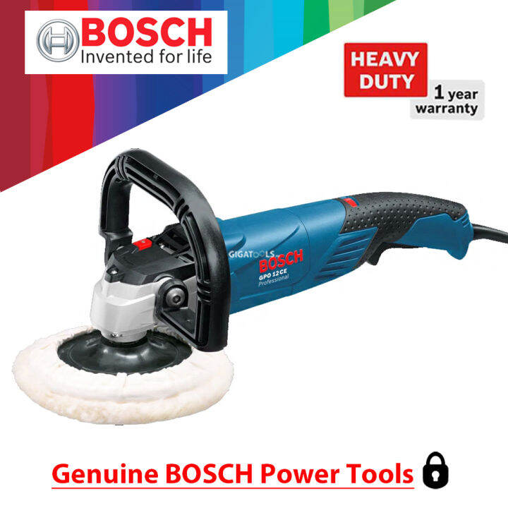 New Bosch GPO 12 CE Professional Heavy Duty Polisher / Buffing ( 1,250W ...