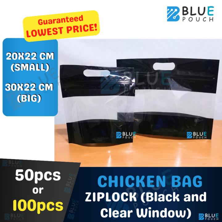 (Whole / Half Size) Roasted Chicken Bag Black Ziplock - Lechon Belly ...