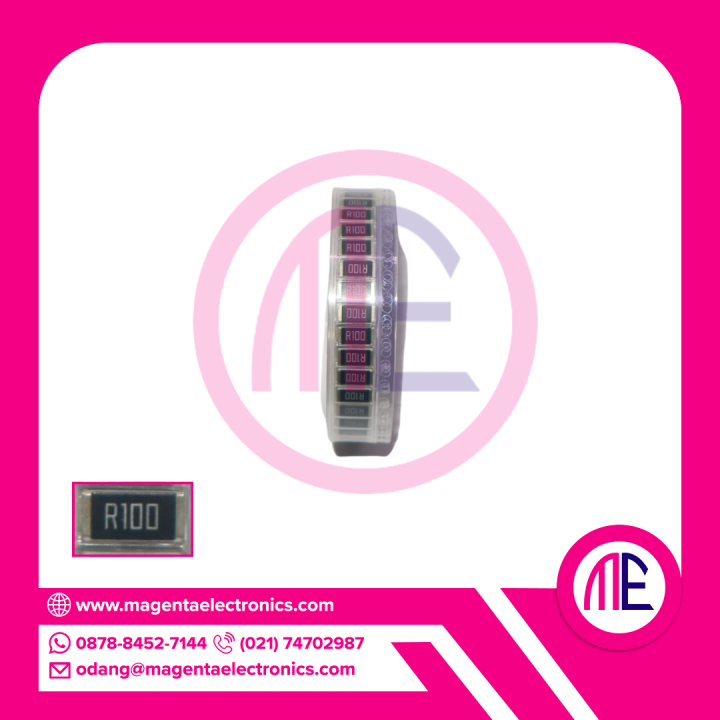 RESISTOR R100 - 0.100 OHM 1W SMD2512 | Lazada Indonesia