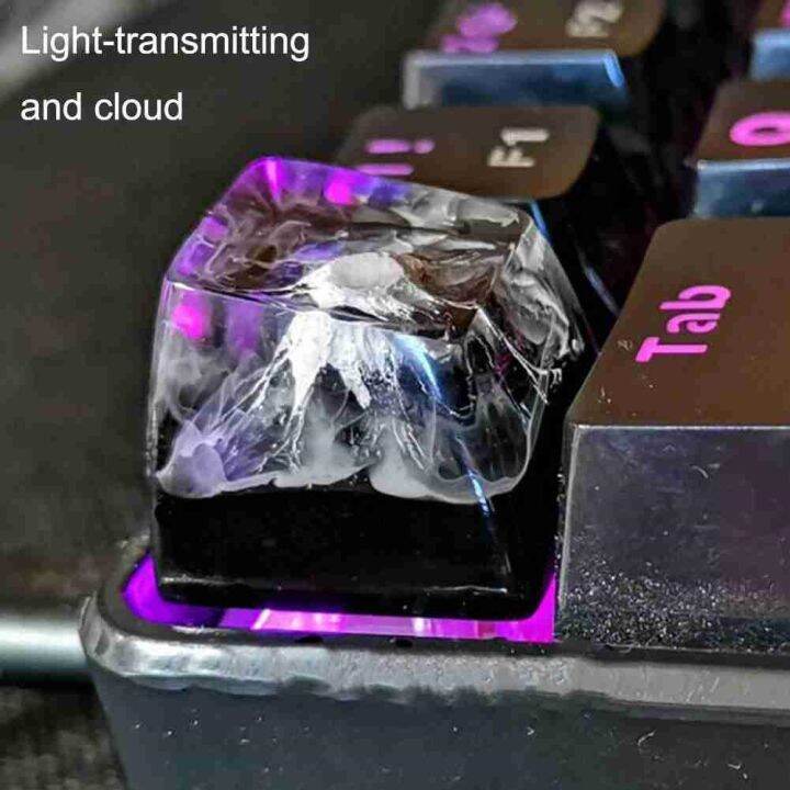 [HOT W] Keycaps Custom Resin Keycap Mechanical Keyboard Personality ...