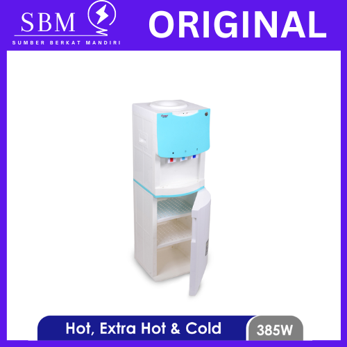 Cosmos Dispenser air anti bocor 3 Kran Hot, Cold, Fresh dengan rak ...