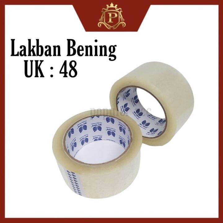 LAKBAN BENING 2 INCI 48 MM 100 YARD / MY TAPE / TEBAL DAN KUAT ...
