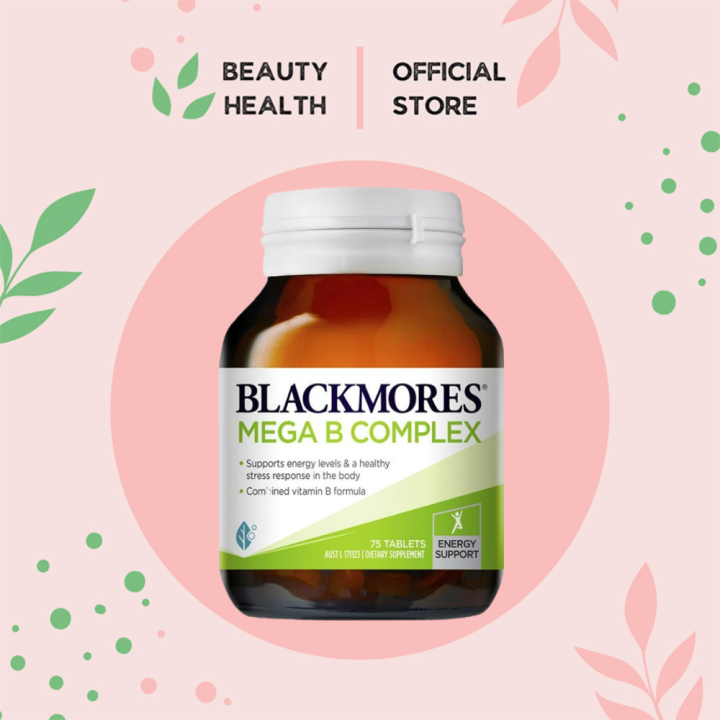Blackmores Mega B Complex - 75 Tablets [BeautyHealth.sg] | Lazada Singapore