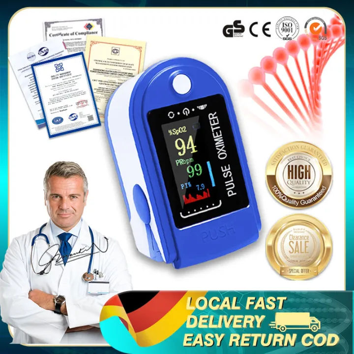 Fingertip Pulse Oximeter finger Portable pulse oxymeter finger pulse omron original Oximeter ...