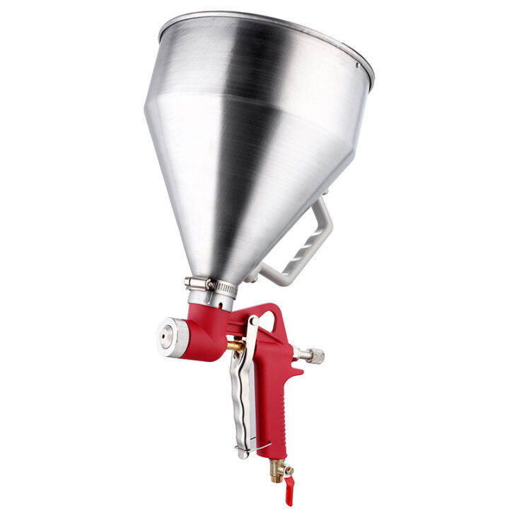 6 L Air Funnel Spray gun Paint Texturing tool Drywall Wall Paint gun 3 ...