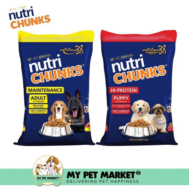 Nutri Chunks Dog Food for Adult and Puppy 1kg | Lazada PH