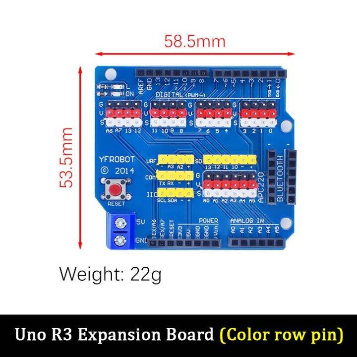 V5 Sensor Shield Expansion Board Shield For Arduino UNO R3 V5.0 ... V5 Sensor Shield Expansion Board Shield For Arduino UNO R3 V5.0 ...