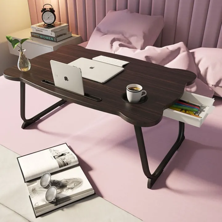 Buy 1 take 1 Simple folding laptop table desk bed table sofa table ...
