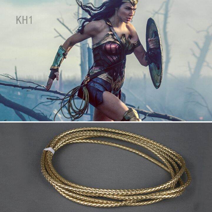 3M Wonder Woman Diana Cosplay Lasso Rope Whip Costume Prop Halloween ...