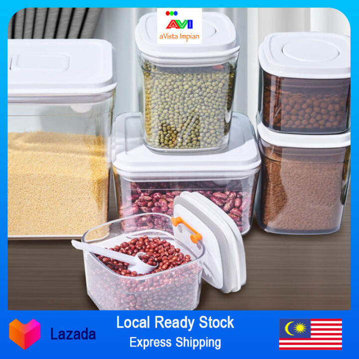 AVI Airtight Easy Lock Container Milk Powder & Food Storage Bekas Kedap ...