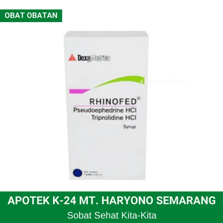 Rhinofed Sirup 60 mL - Obat Pilek Flu Anak | Lazada Indonesia