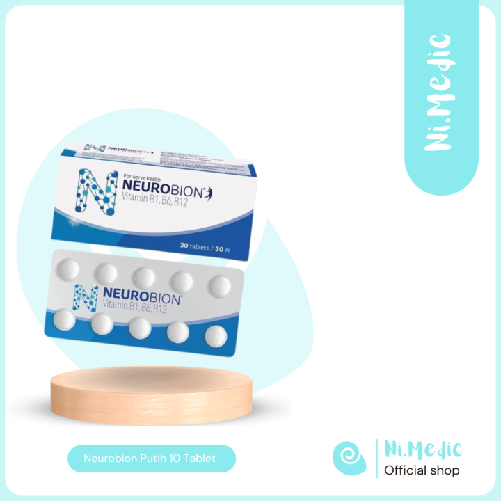 NEUROBION PUTIH 10 TABLET | Nimedic | Obat kesemutan | Obat kesehatan ...