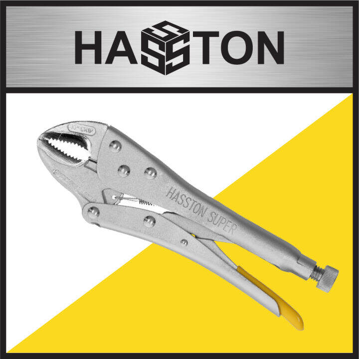 Hasston Tang Buaya Bulat 10" / Tang Jepit / Locking Grip Pliers (4320 ...