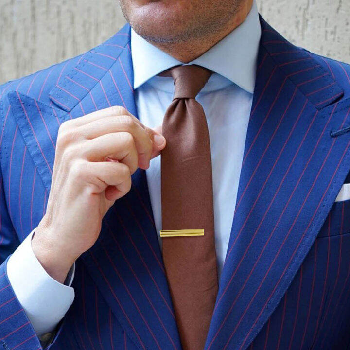 Armando Caruso Tie Clip Bar 4 cm - Gold Color | Lazada PH