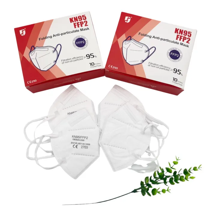 🔥มาใหม่🔥หน้ากากอนามัย KN95 FFP2 1 กล่อง 10 ชิ้น งานดีมาก สำหรับผู้ใหญ่ | Lazada.co.th