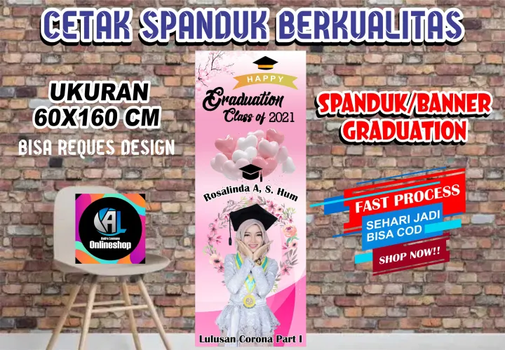 Spanduk, Banner Happy Graduation | Lazada Indonesia