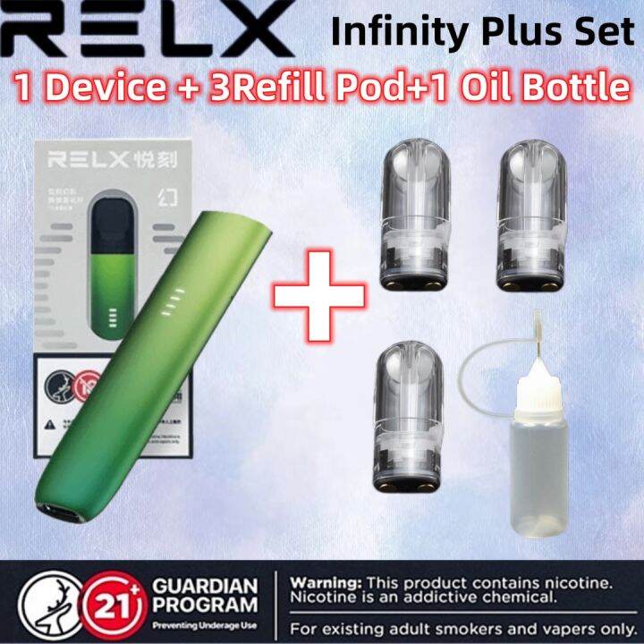 relex infinity plus set refillable pads v.aping smoke set original ...