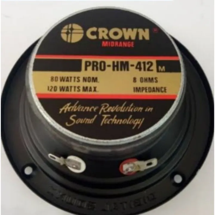 CROWN PRO-HM412 4" PROFESSIONAL MIDRANGE | Lazada PH