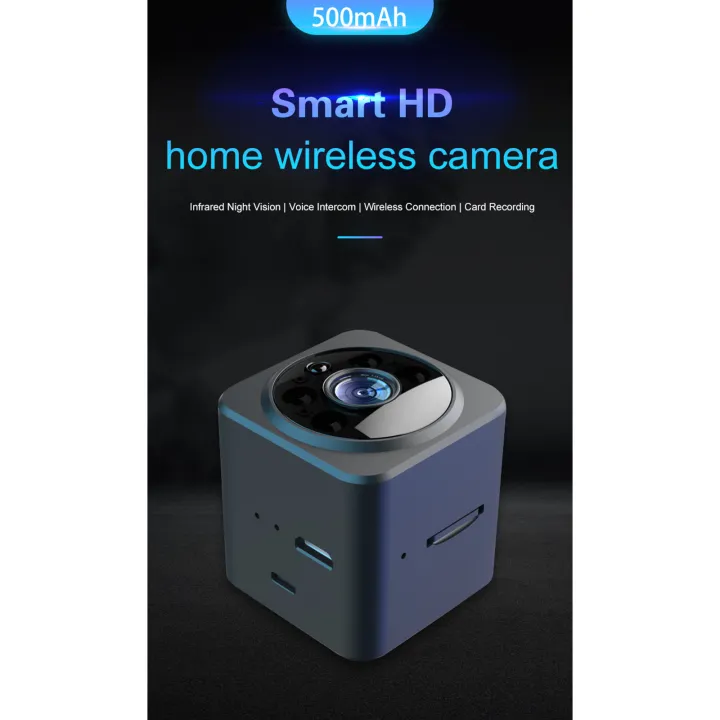 As02 Square Hd Mini Wifi Ip Camera 1080p Wireless Security Surveillance ...