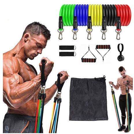 alat olahraga dirumah / 11 in 1 SET TALI PEMBANTU FITNESS GYM POWER ...