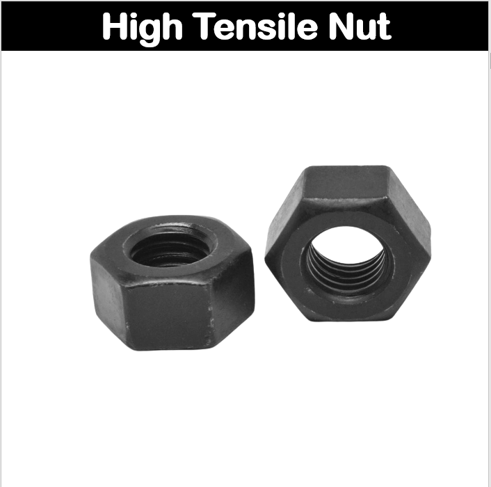 B&N M14-M20 10/20pcs High Tensile Hex Nut Hexagonal HT Black Graded Nut ...