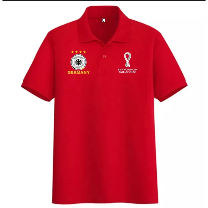 เสื้อโปโล ลายทีมชาติฟุตบอลโลก Germany / Polo สําหรับผู้ชาย | Lazada.co.th