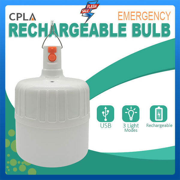 Emergency CPLA Rechargeable LED Bulb | Lazada PH