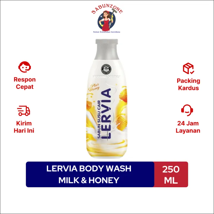 Sabun Mandi Lervia Body Wash Milk & Honey Avocado Botol 250 ml | Lazada ...