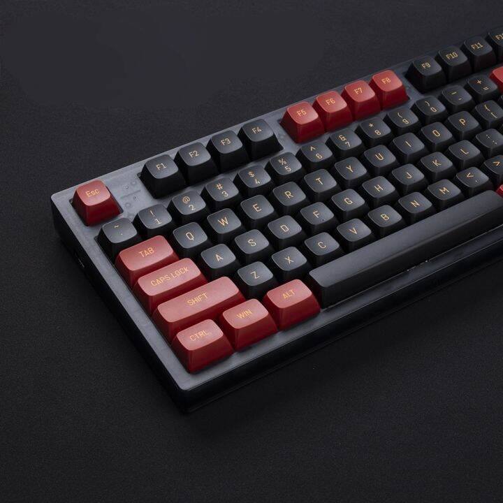 【Keycap Only】Red Samurai Keycap 150 Keys MSA Profile PBT Double Shot ...