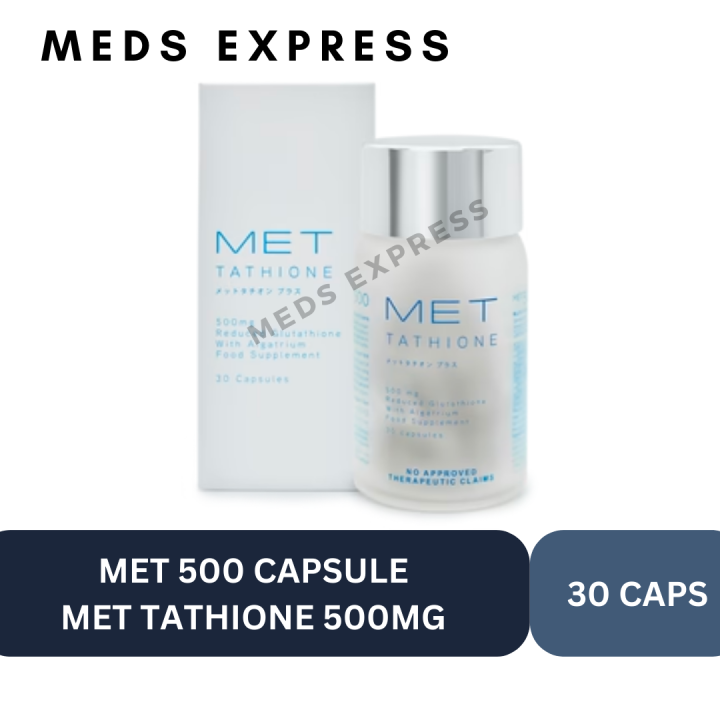 Met 500 Met tathione 500mg Capsule 1 Bottle (30 Caps) | Lazada PH