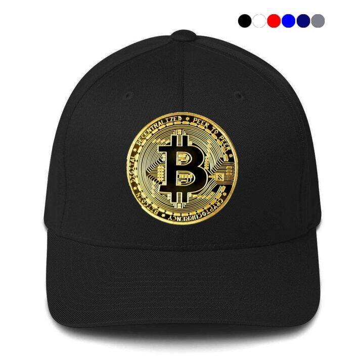Bitcoin Logo Baseball Hats Cap Unisex Sports Outdoors Adjustable ...