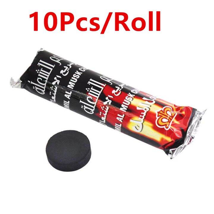 10Pcs/set Smokeless Magic Charcoal Briquettes Barbecue Grills Charcoal ...
