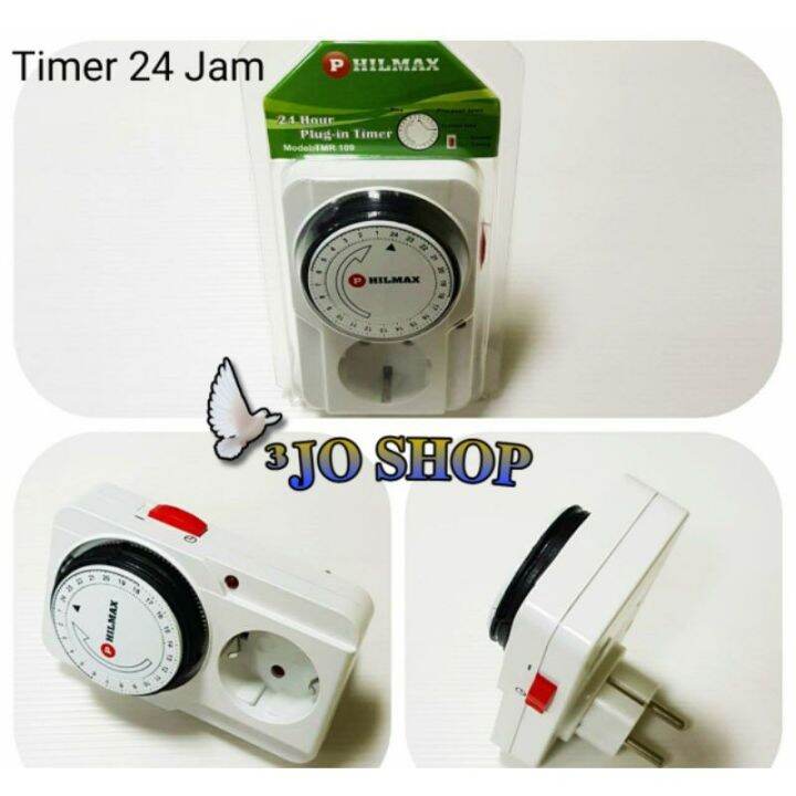 Saklar Timer 24 Jam/Stop Kontak Timer/Stop Kontak Otomatis Philmax ...