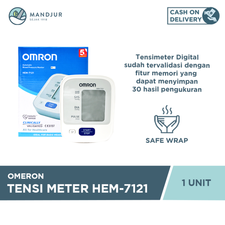 Tensimeter Digital Omron HEM-7121 - Alat Pengukur Tekanan Darah ...