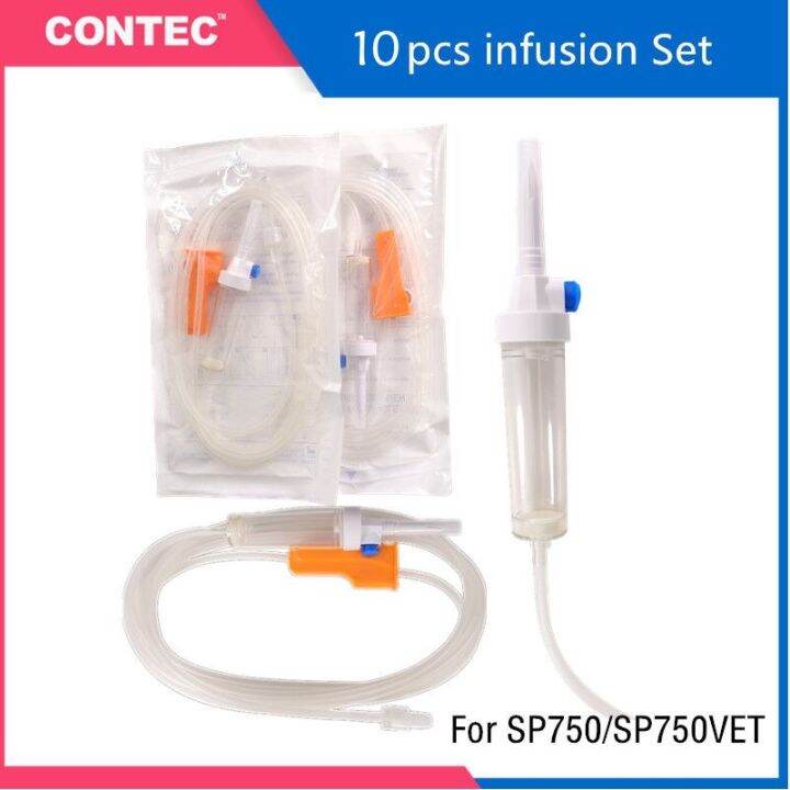 CONTEC Universal IV Infusion Set Standard Infusion Pump Tube 10pcs ...