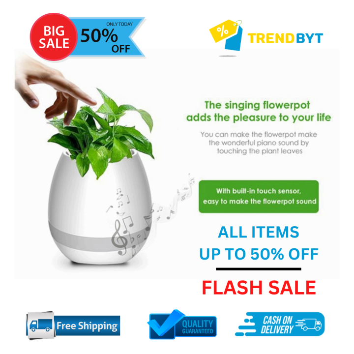TRENDBYT - Wireless Music Bluetooth Speaker Pot Paso For Plants | Lazada PH