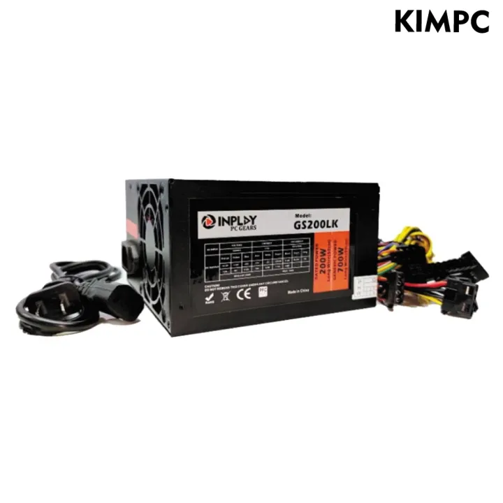 inPlay GS200LK 700W generic PSU long wire power supply rated 200w ...