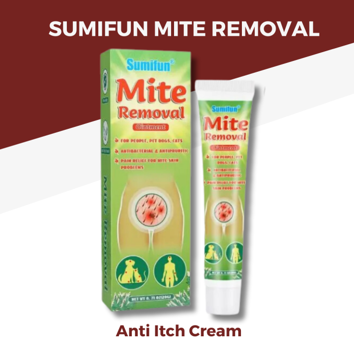Sumifun Anti Itch Cream Mite Removal Cream Antibacterial Ointment Anti ...