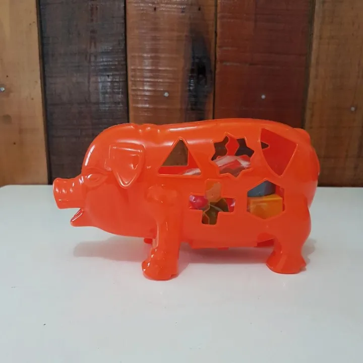 Bibi Educational Pig Shape Sorter Activity Toy Set, Children Kids ...