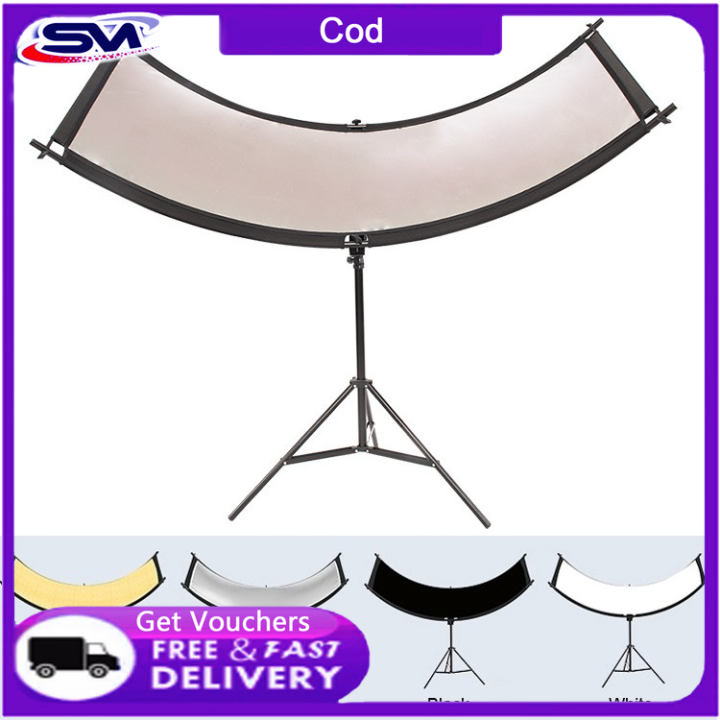 U-Shape Curved Light Reflector Adjustable Lighting Diffuser Kit for ...